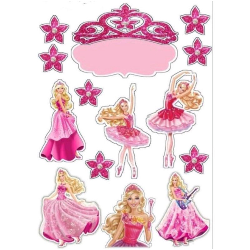 Jual topper Barbie Hiasan cake kue Tart Ulang Tahun | Shopee Indonesia