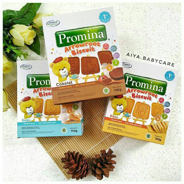 Jual PROMINA BISKUIT ARROWROOT SNACK BAYI USIA 1 tahun | Shopee Indonesia