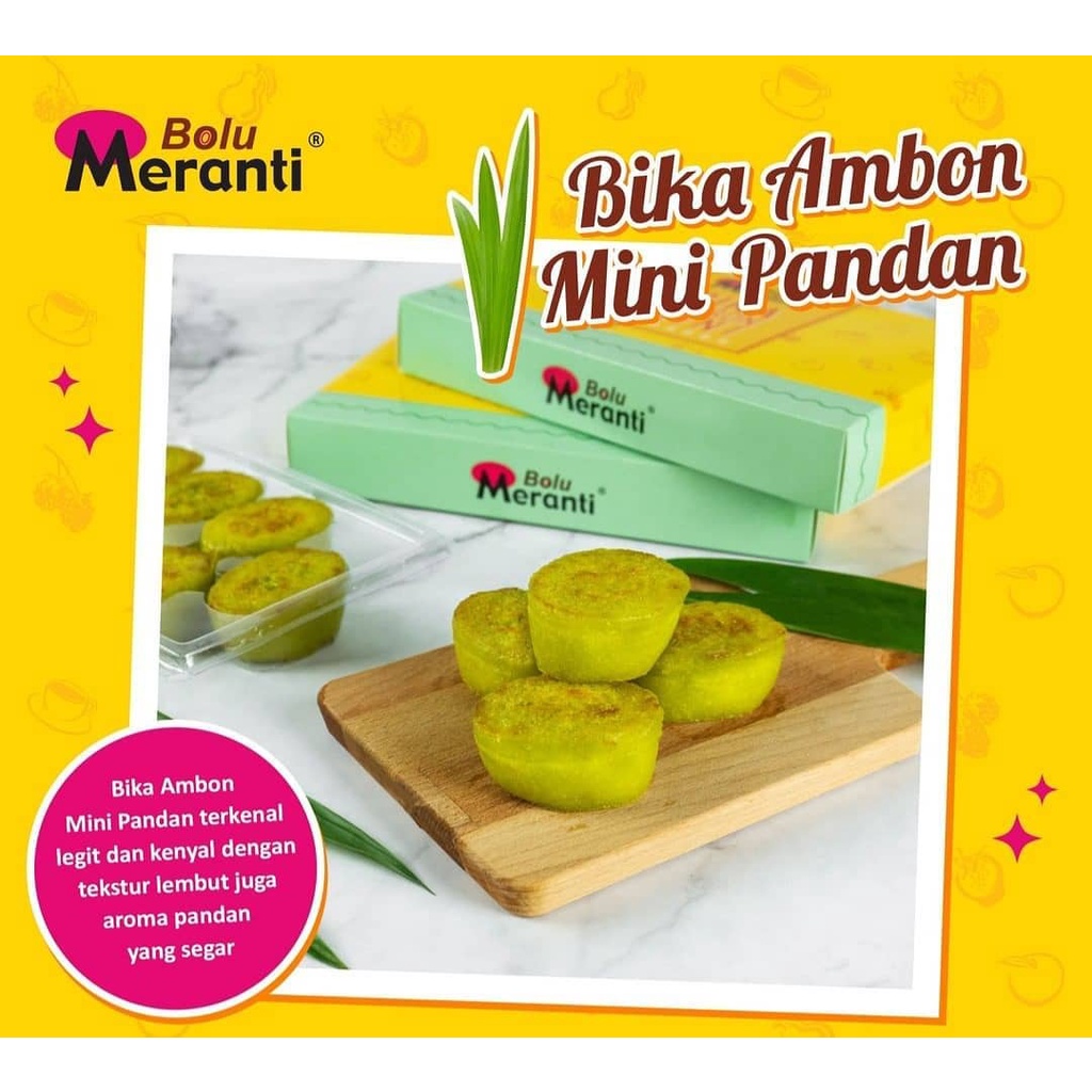 Jual BOLU MERANTI BIKA AMBON PANDAN MINI BM011 | Shopee Indonesia