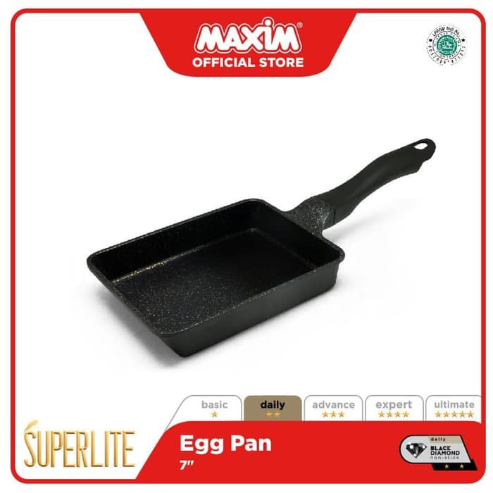 Jual TEFLON TELUR TAMAGOYAKI SUPERLITE EGG PAN 7 inch MAXIM 117199 ...