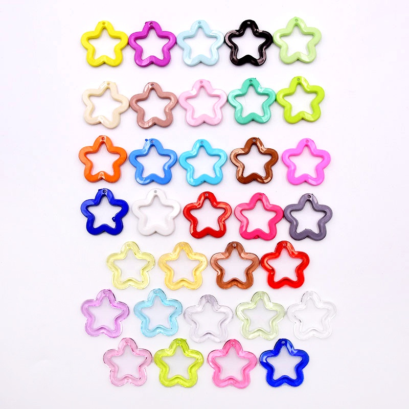 Jual 10 pcs Manik-manik Mote Charm - Bunga Flower Frame Besar | Shopee ...