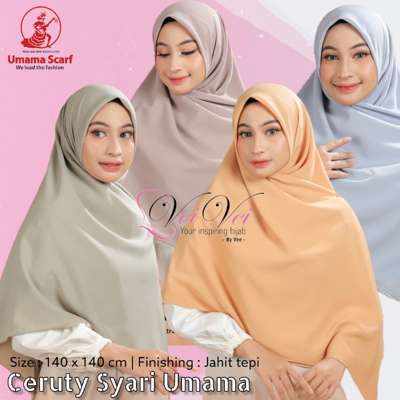 Jual [ 140 x 140 cm ] DIAMOND Ceruty UMAMA Syari JAHIT TEPI - Segi ...