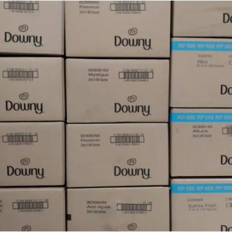 Jual Pewangi Pakaian Downy Sachet Dus Karton isi 30 renteng x 12 SASET ...