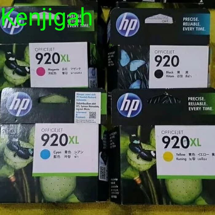 Jual Paket Tinta Hp 920 Black + 920 Xl Colour Ink Cartridge Original ...