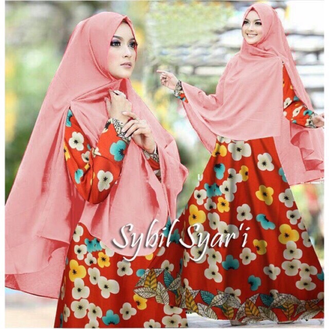 Jual Sybil syari'i orange | Shopee Indonesia