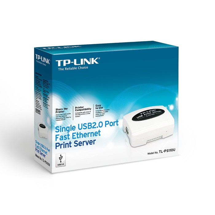 Jual Miliki TP-Link TL-PS110U Single USB2.0 Port Fast Ethernet Print ...