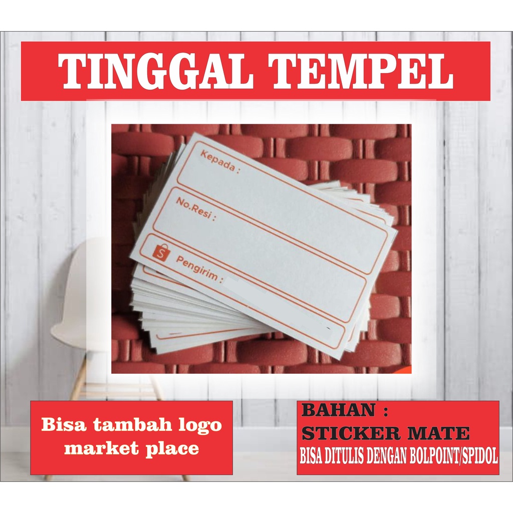 Jual Sticker Label Pengiriman Shopee Satuan | Shopee Indonesia