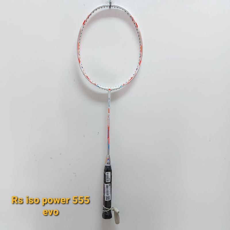 Jual Raket badminton rs iso power 555 evo ( Bonus : tas, senar dan kaos ) | Shopee Indonesia