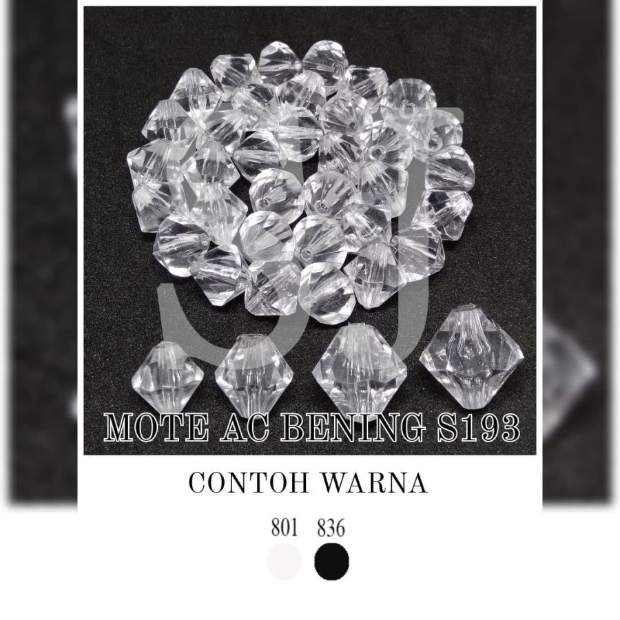 Jual MANIK BENING / MOTE BENING / MANIK AKRILIK DIAMOND / MOTE AKRILIK ...