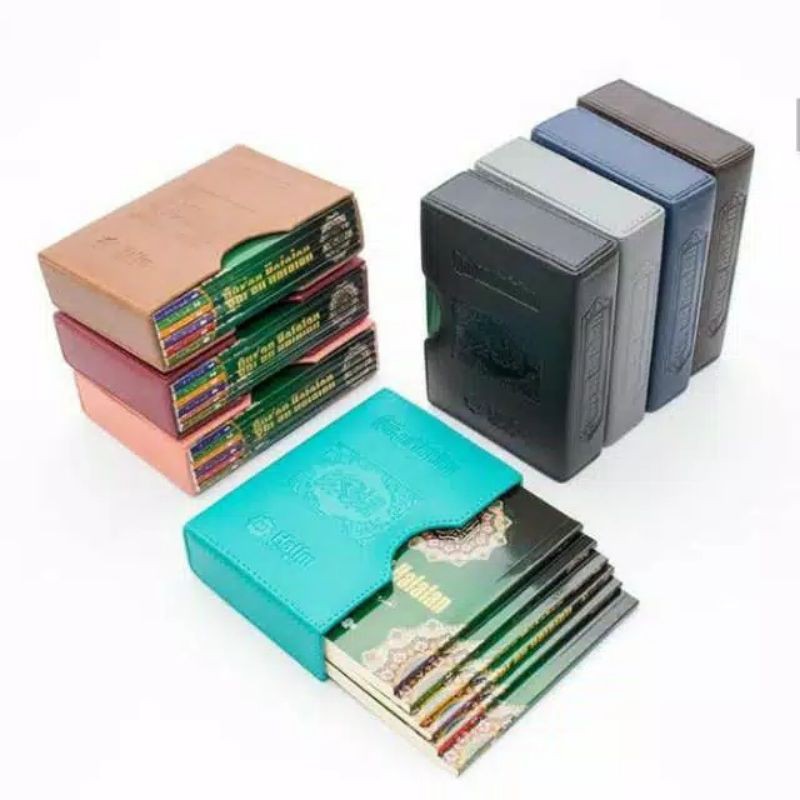 Jual Alquran Hafalan Halim Per 5 juz Mujazza Saku Box | Shopee Indonesia