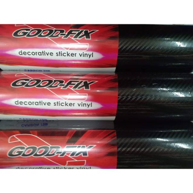 Jual STIKER / STICKER KARBON / CARBON 3D GOODFIX ROLL 50cm x 10 mtr | Shopee Indonesia