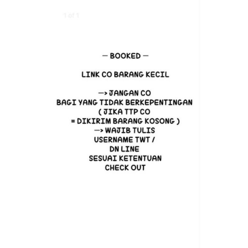 Jual ( booked pt 2 ) link check out kartu foto buku notes ukuran kecil ...