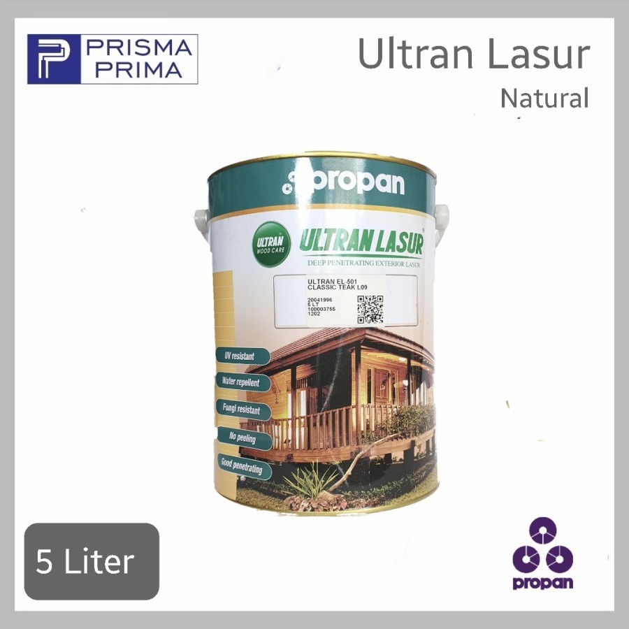 Jual Cat Politur Kayu Propan Ultran Lasur EL-501 Natural Dof Doff Satin ...