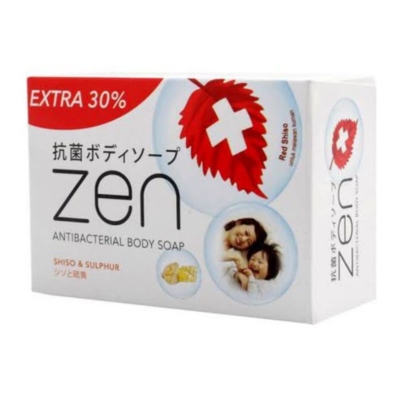 Jual ZEN ANTIBACTERIAL BODY SOAP 80gr/ Zen Sabun Batang | Shopee Indonesia