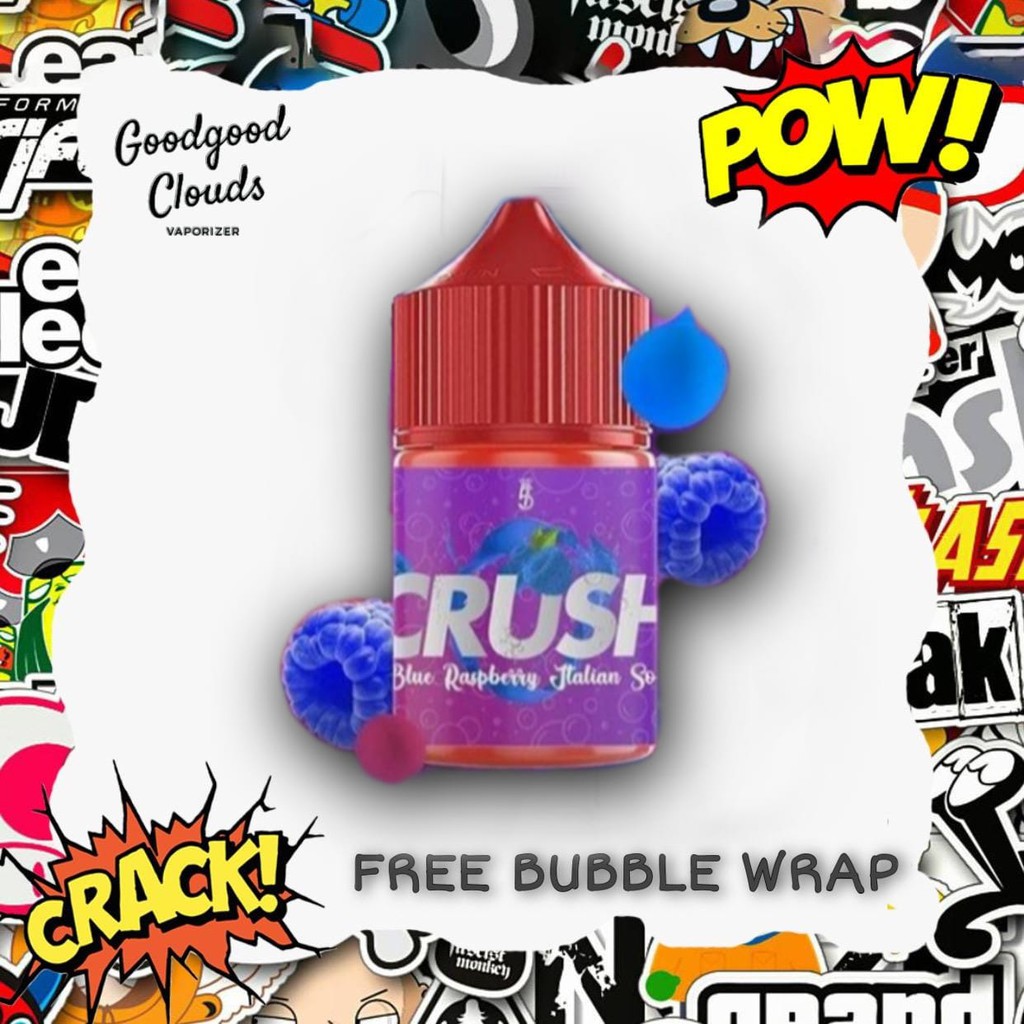 Jual CRUSH BLUE RASPBERRY ITALIAN SODA 60ML FREEBASE | Shopee Indonesia