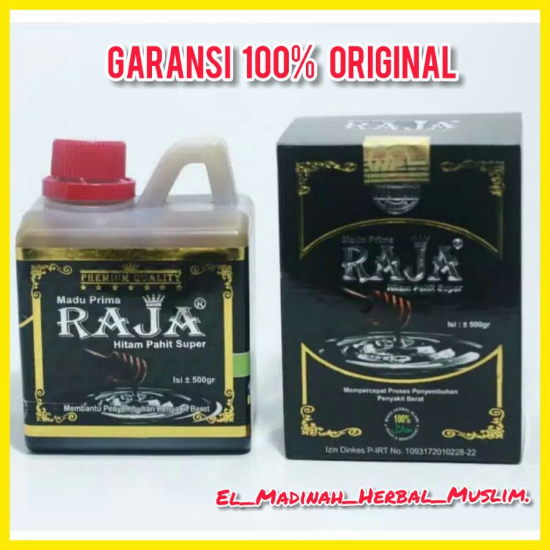 Jual Madu Hitam Pahit Raja 500gr Asli / Madu Raja Original / Madu Raja ...
