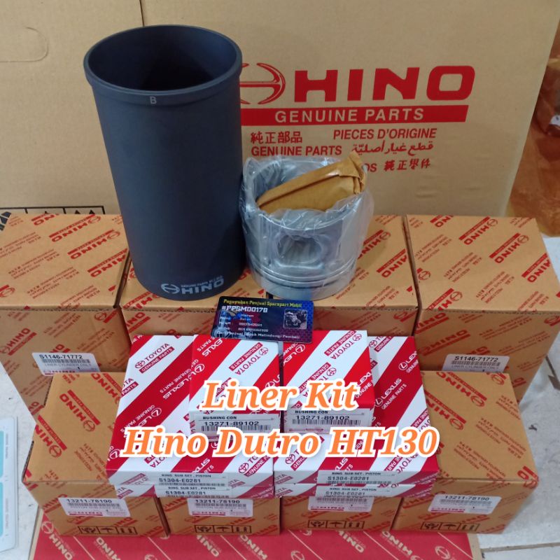 Jual Liner Kit Liner Set Komplit Hino Dutro Dyna HT130 Original ...