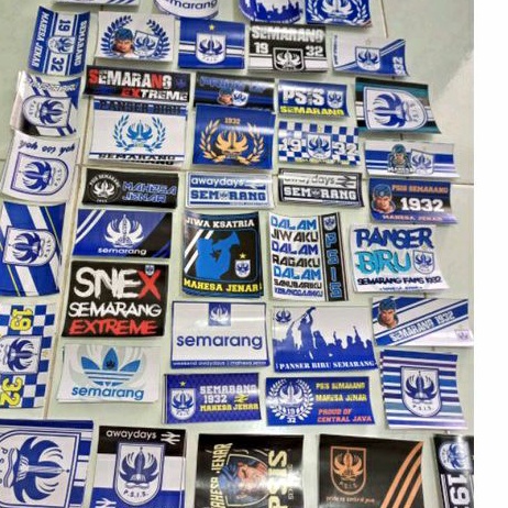 Jual STIKER PSIS Semarang TERBARU Mahesa Jenar Panser Biru & snex ...