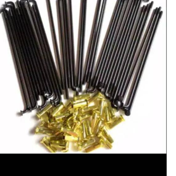 Jual 『KP』 Jari jari jeruji model TDR Hitam Gold pemakain ring 14 16 17 ...