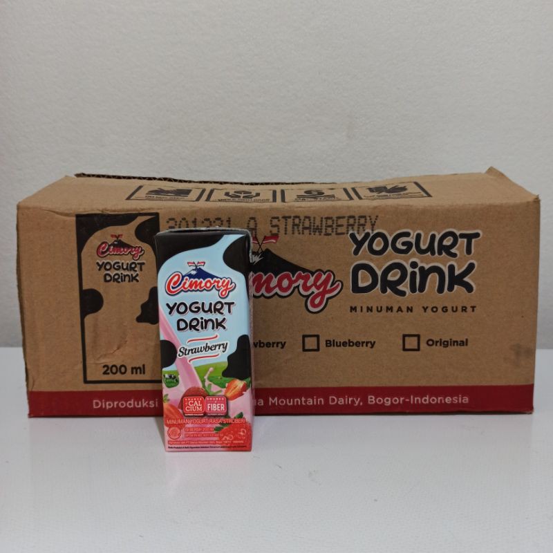 Jual 1 DUS CIMORY YOGURT DRINK KOTAK 200 ml 200ml 1 KARTON SAMEDAY INSTANT | Shopee Indonesia