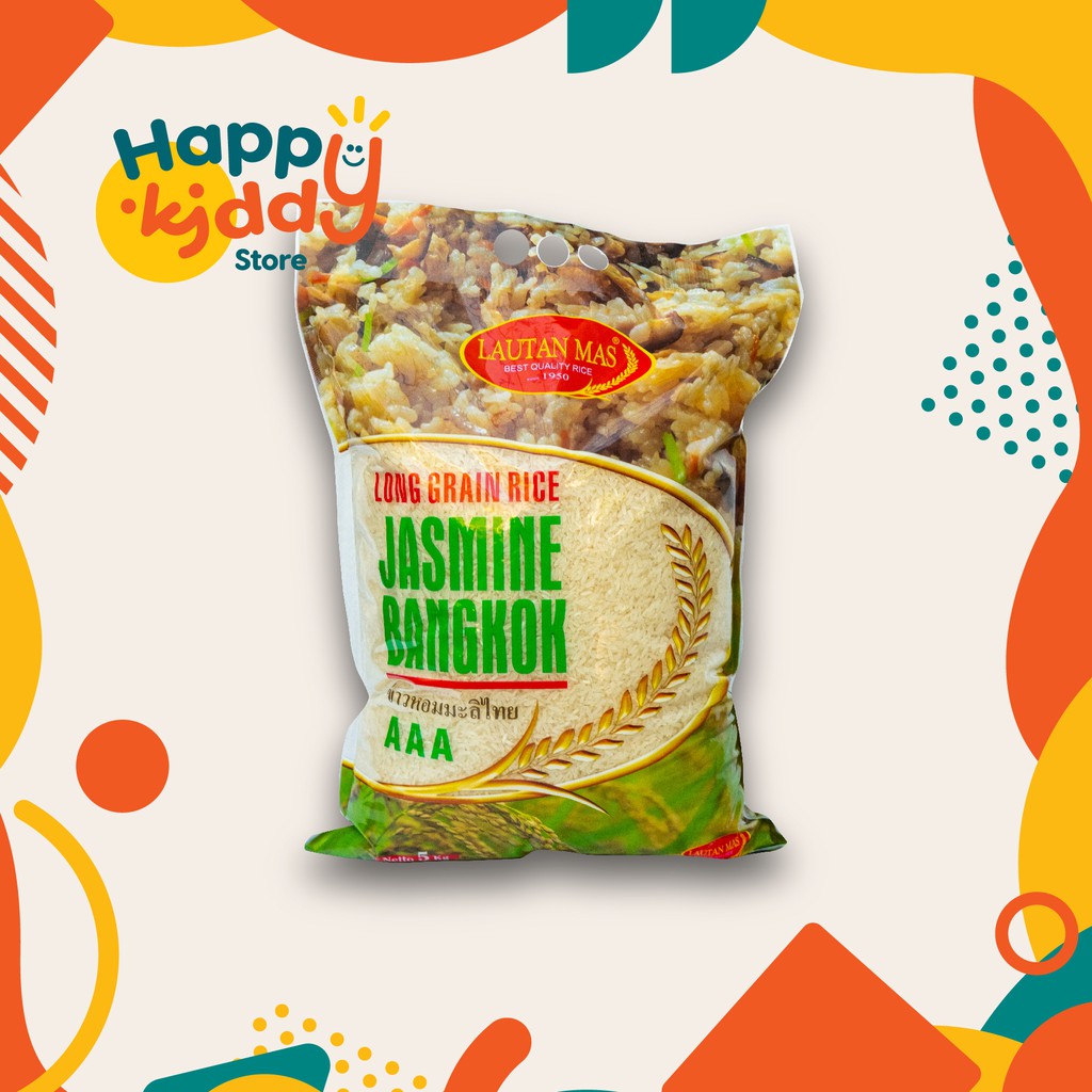 Jual Beras Thailand Premium AAA Jasmine Bangkok 5kG | Shopee Indonesia
