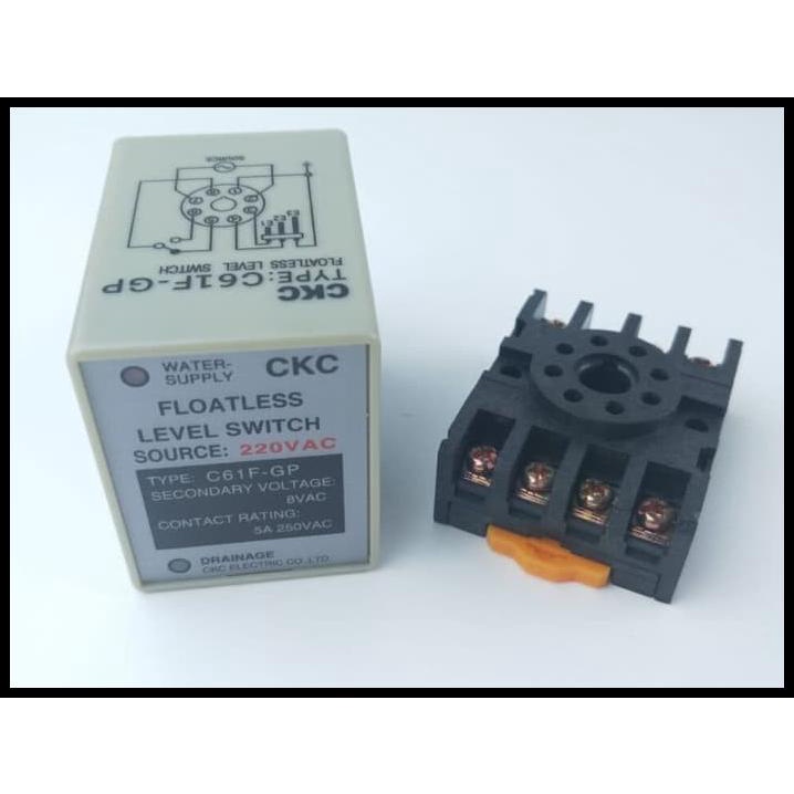 Jual Ckc Floatless Level Switch Water Level Controller C61F-Gp Ac 220V | Shopee Indonesia