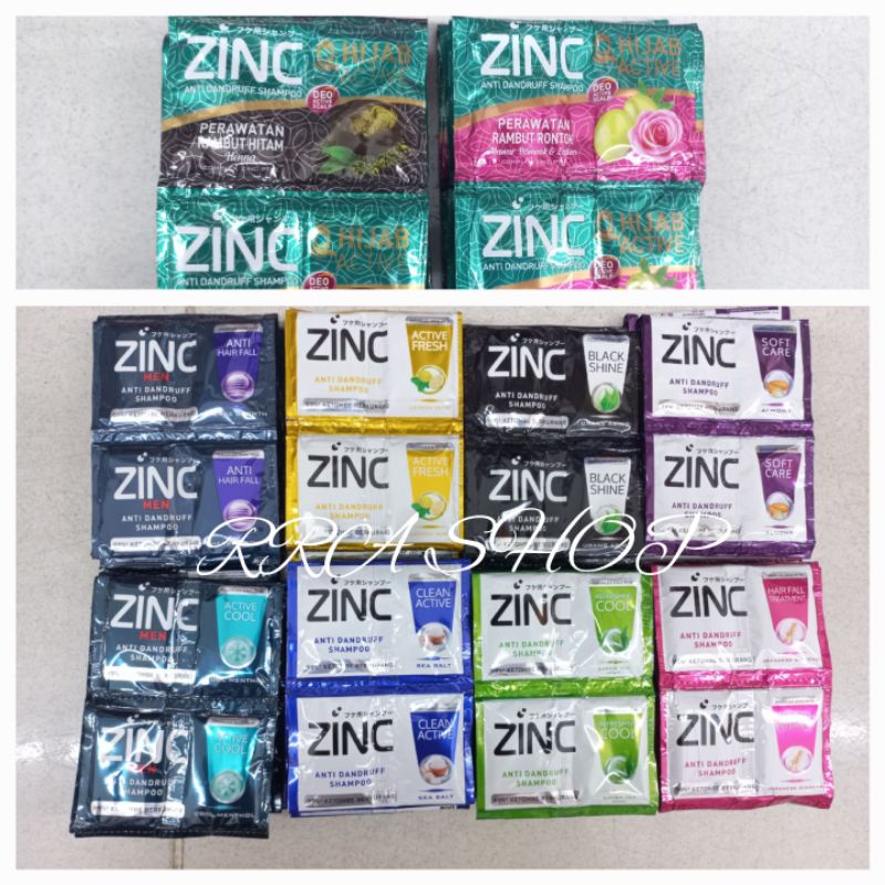 Jual Shampo Zinc renteng isi 24 sachet | Shopee Indonesia