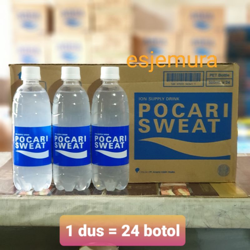Jual Pocari Sweat 500 ml per dus isi 24 botol | Shopee Indonesia