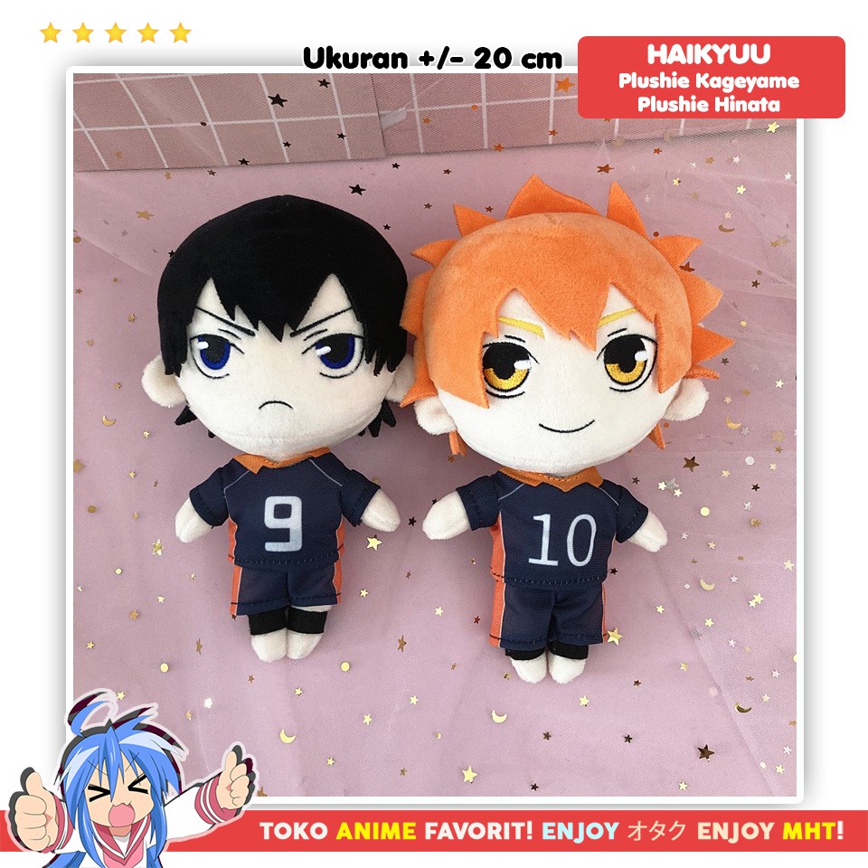 Jual Boneka Anime Haikyuu Plushie Doll Hinata Shoyo Kageyama Tobio ...