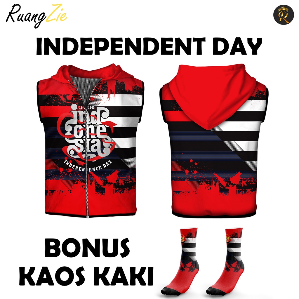 Jual Rompi Printing Wanita Pria Vest Hoodie Olahraga Running Tema ...