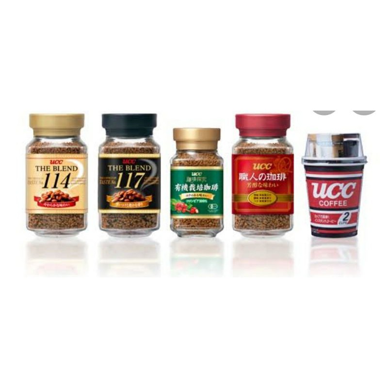 Jual UCC The Blend Instant Coffee 113 114 117 118 Taste Sumiyaki Blue ...