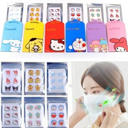 Jual Aroma Patch Masker Sticker Stiker Masker Motif Wangi Fresh Care ...