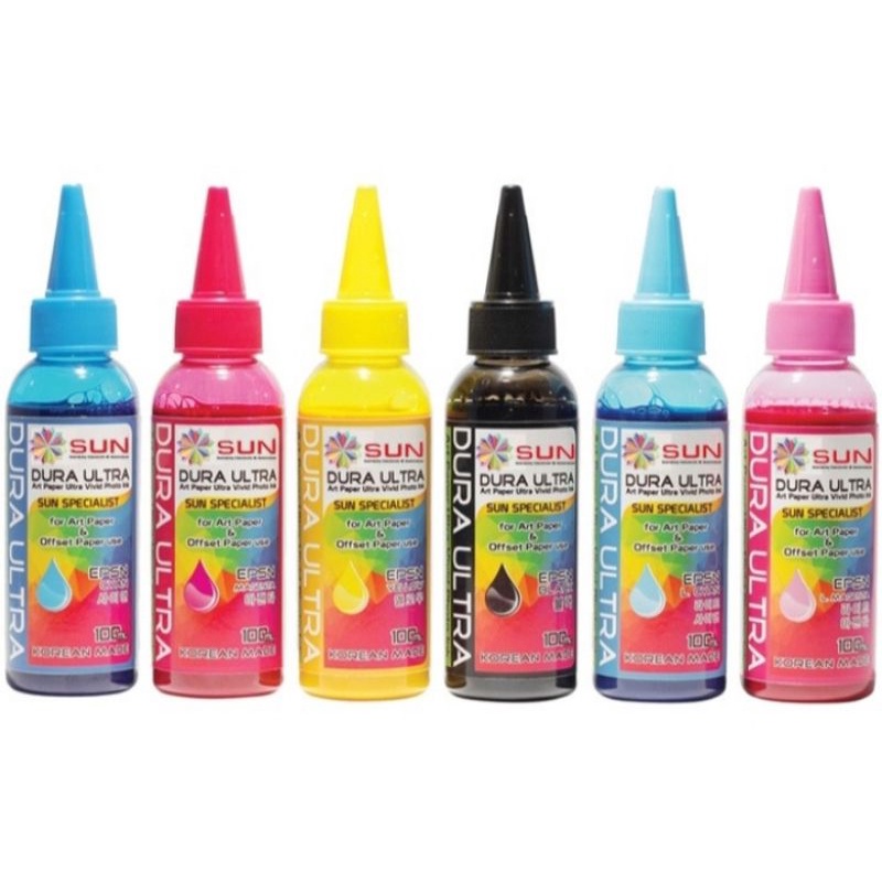 Jual SUN Tinta Art Paper Epson DURA ULTRA INK 100 ml | Shopee Indonesia