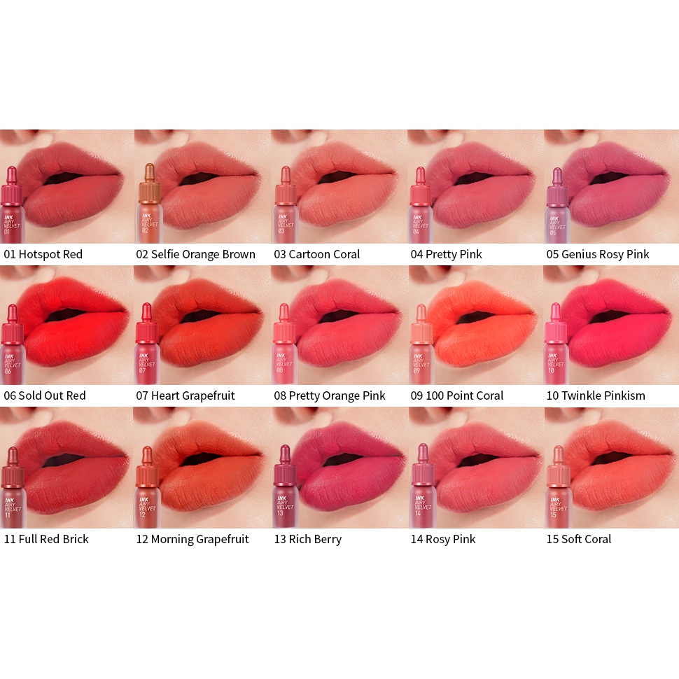 Jual Peripera AIRY INK Velvet (Limited Edition) New Packaging (READY ...