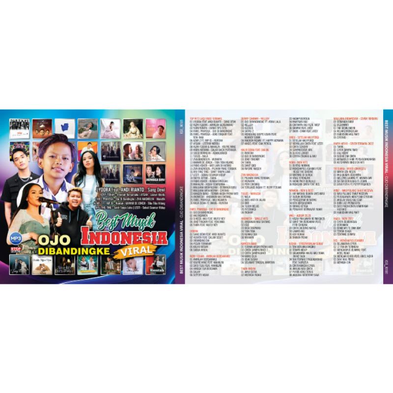 Jual kaset audio Mp3 Lagu Best Musik Indo Viral Ojo Dibandingke | Shopee Indonesia