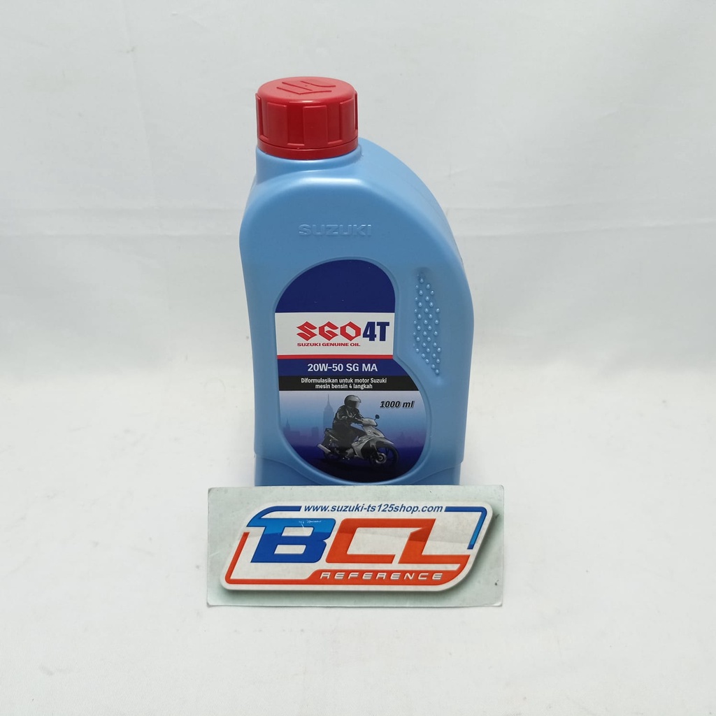 Jual OLI SGO 4T 20W-50 SG MA OLI MOTOR SUZUKI 4T ISI 1000ML | Shopee Indonesia
