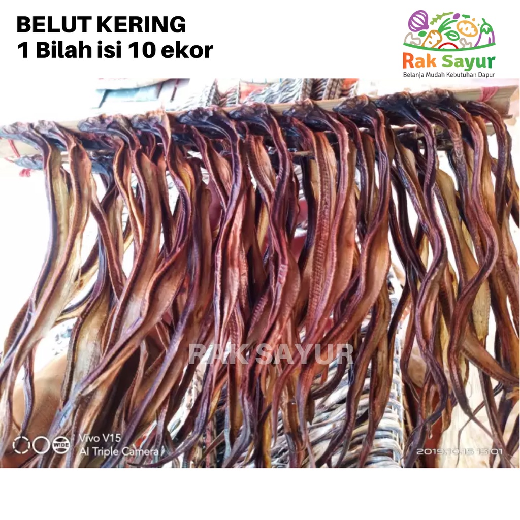 Jual Belut Kering Isi 10 Ekor 1 Bilah Baluik Kering Asli Sumbar Minang ...