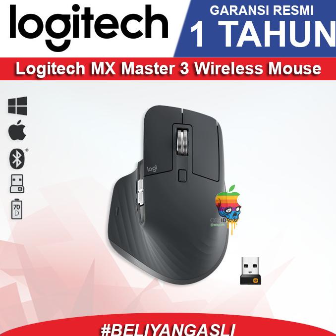 Jual Logitech Mx Master 3 Wireless Mouse Garansi Resmi Shopee Indonesia