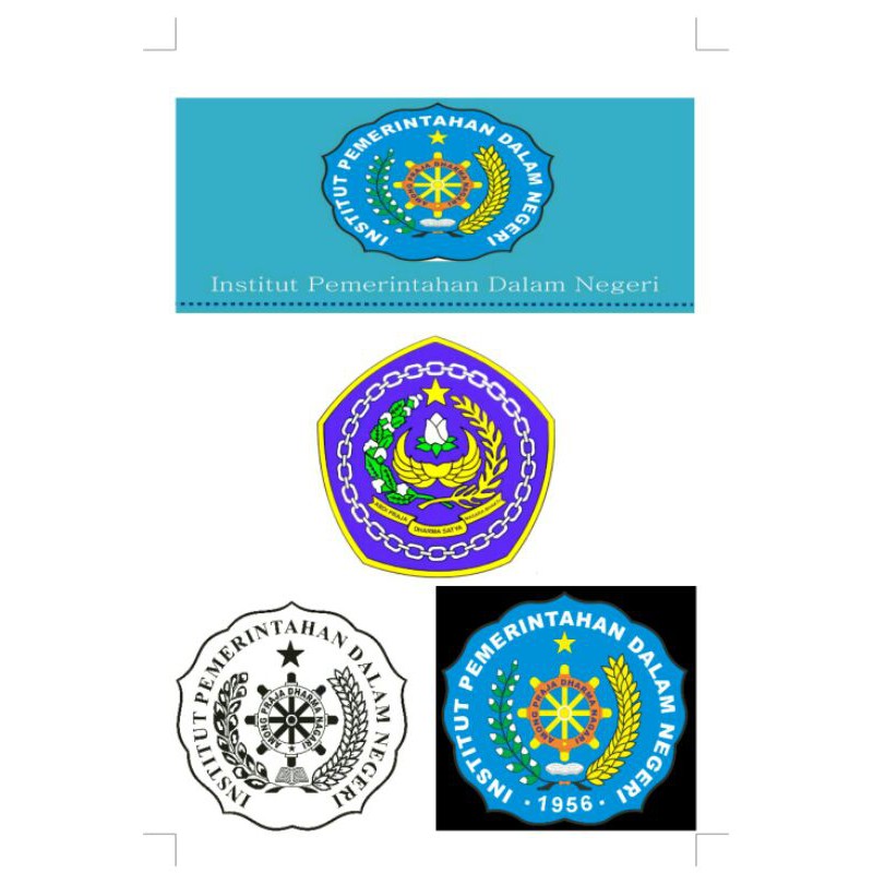 Jual Sticker Logo Institut Pemerintahan Dalam Negeri Stiker Logo IPDN ...