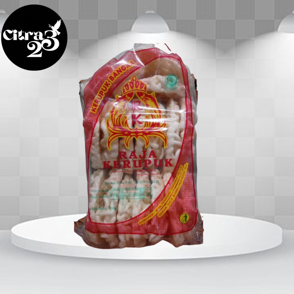 Jual KERUPUK BANGKA RAJA KERUPUK BESAR ISI 17 Pcs - FAMILY PACK Gurih ...