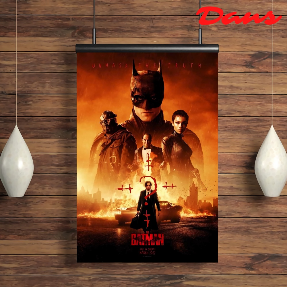 Jual Poster Batman 2022 The Batman,Hiasan Dinding, Wall Decor, Poster ...