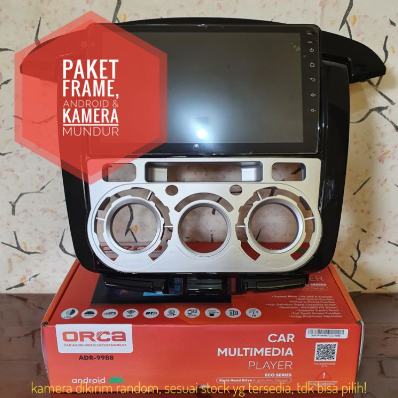 Jual Paket frame, Android & kamera mundur Kijang Innova 2011-2015 auto ...
