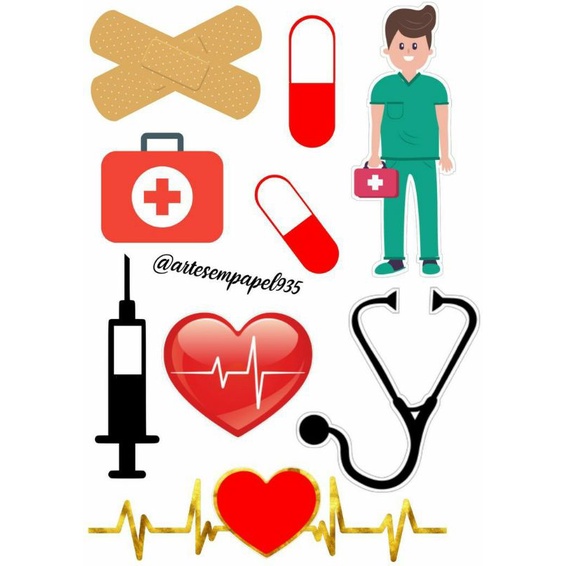 Jual Topper cake kue dokter perawat rumah sakit doctor free nama dan ...