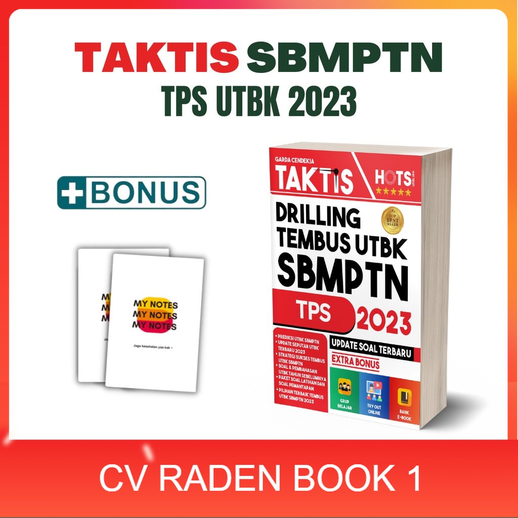 Jual TERBARU- BUKU TAKTIS DRILLING TEMBUS UTBK SBMPTN TPS 2023 / BUKU UTBK 2023 / TPS 2023 / TPS ...