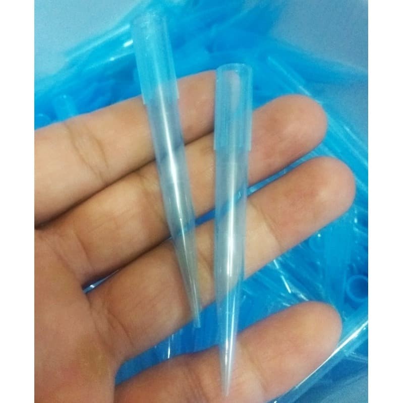 Jual Pipette Tips 1000 uL 100 Pcs/Pack Blue Tips Non Sterile | Shopee ...