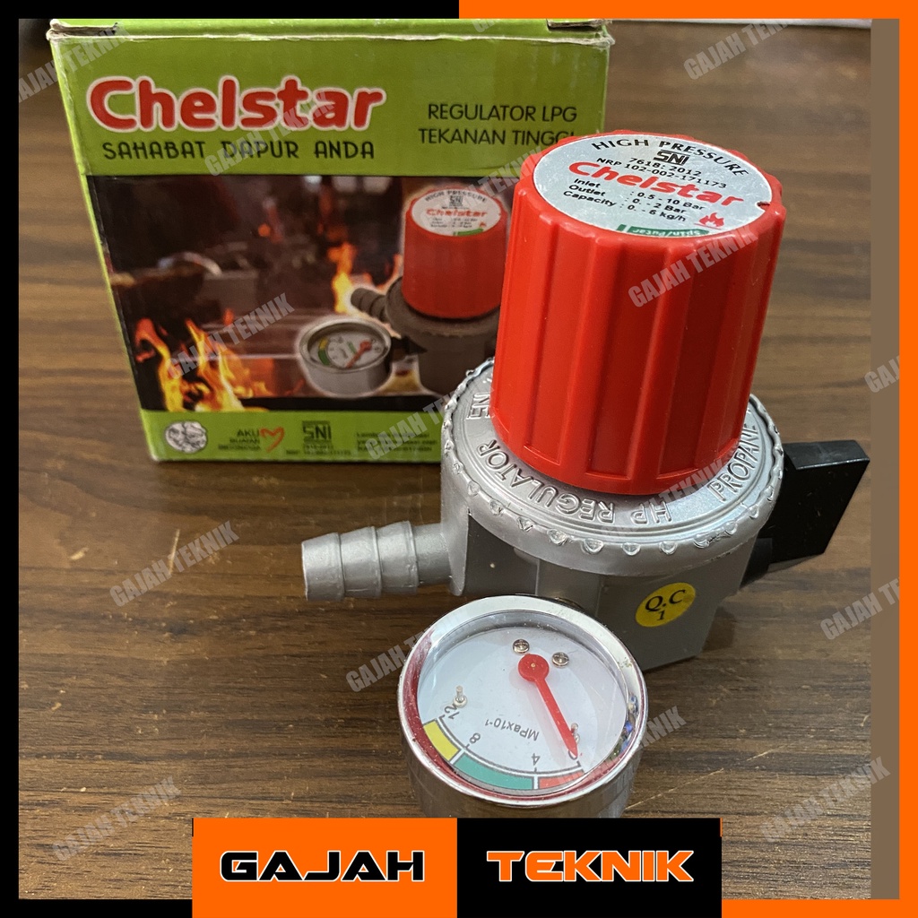 Jual Regulator Tekanan Tinggi Plus Meter Chelstar HP 333 G | Shopee ...