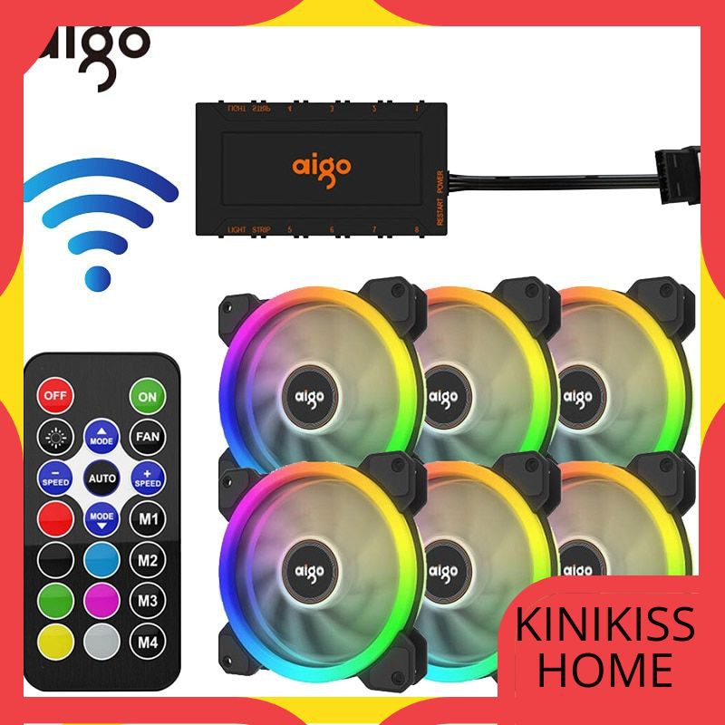 Jual Kipas Komputer Aigo DR12 PC Cooling Case Fan for Computer 12V ...