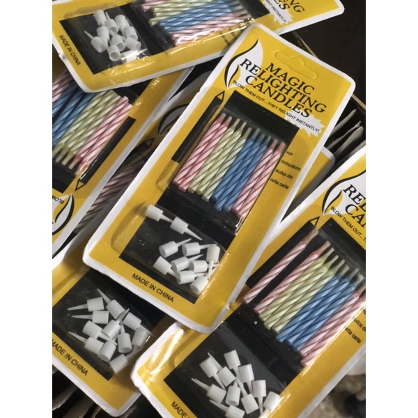 Jual lilin ulang tahun/lilir ulir kecil isi 10pc | Shopee Indonesia