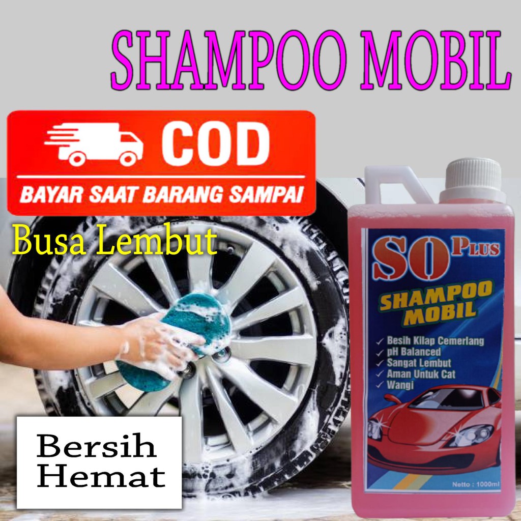 Jual (COD) PROMO...!!! SHAMPOO MOBIL - NETTO : 1 Liter | Shopee Indonesia