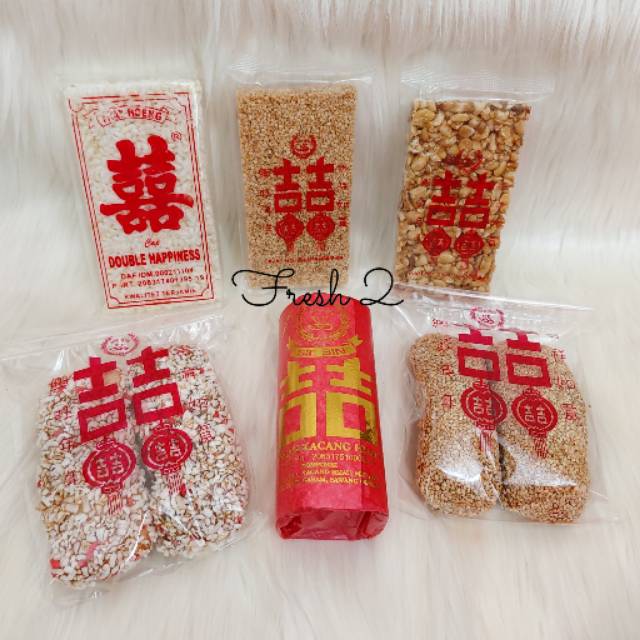 Jual 6 SET PAKET MAKANAN KUE SANGJIT / MAKANAN SANGJIT/teng teng kacang ...